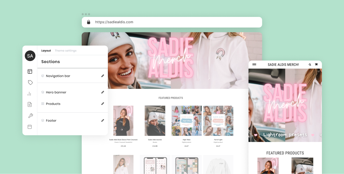 Customizing your store - Spring